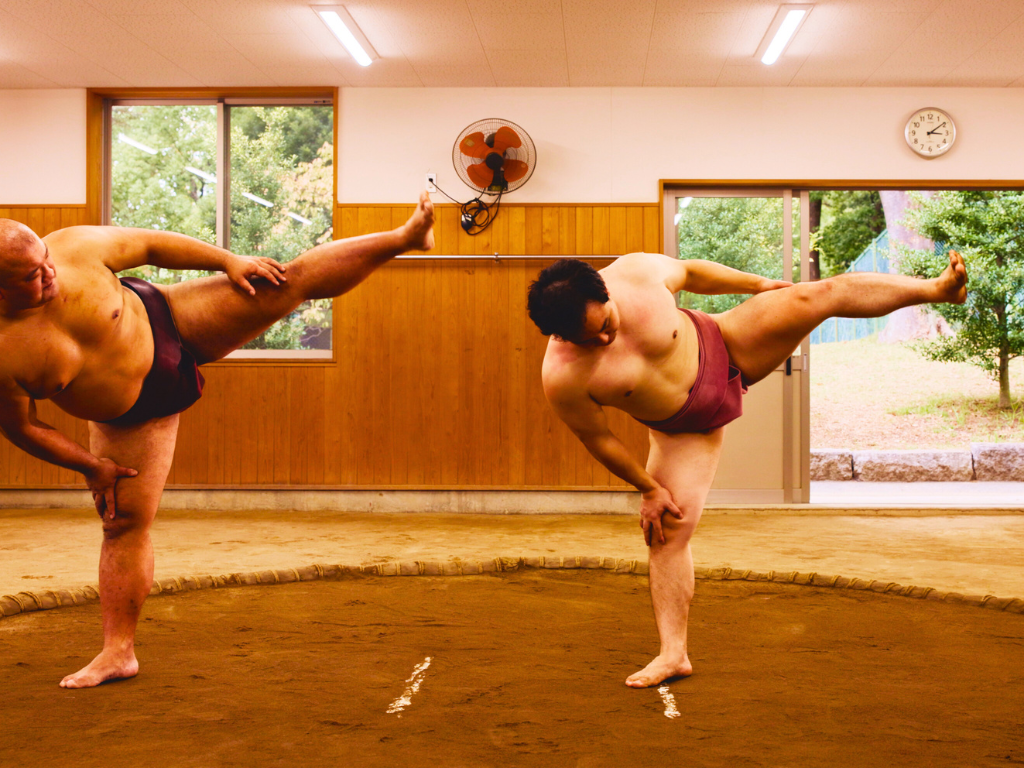 Early Morning Sumo Stable Practice Viewing Guided Tour: Take Photos ...